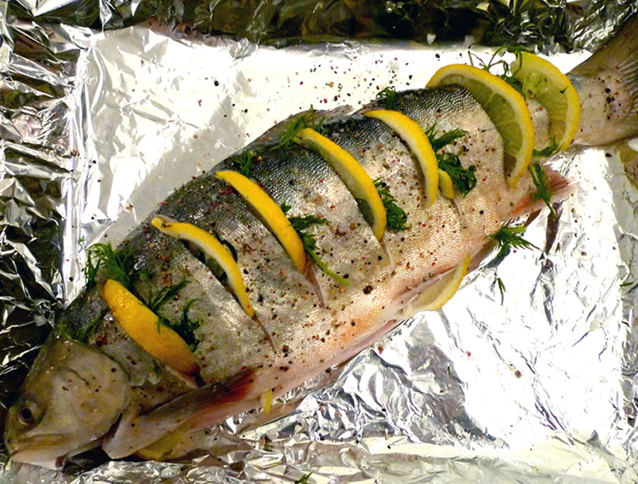 Hungry Moose: Baked arctic char