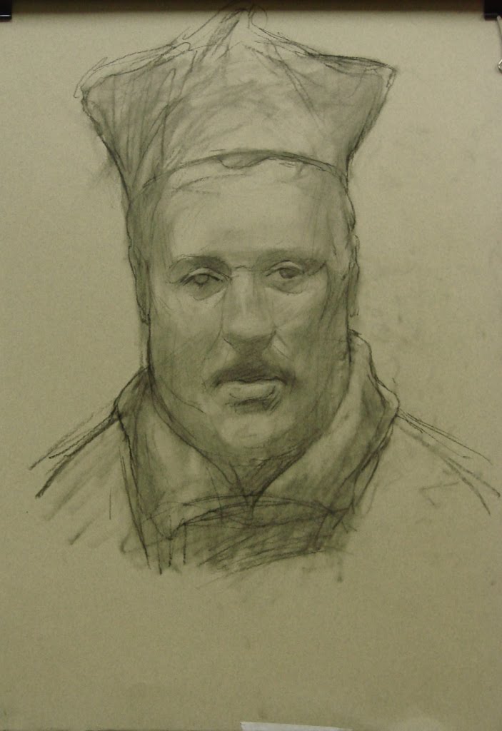 Arte Realista de Takiguthi: Bernini - Retrato do Cardinal Scipione Borghese