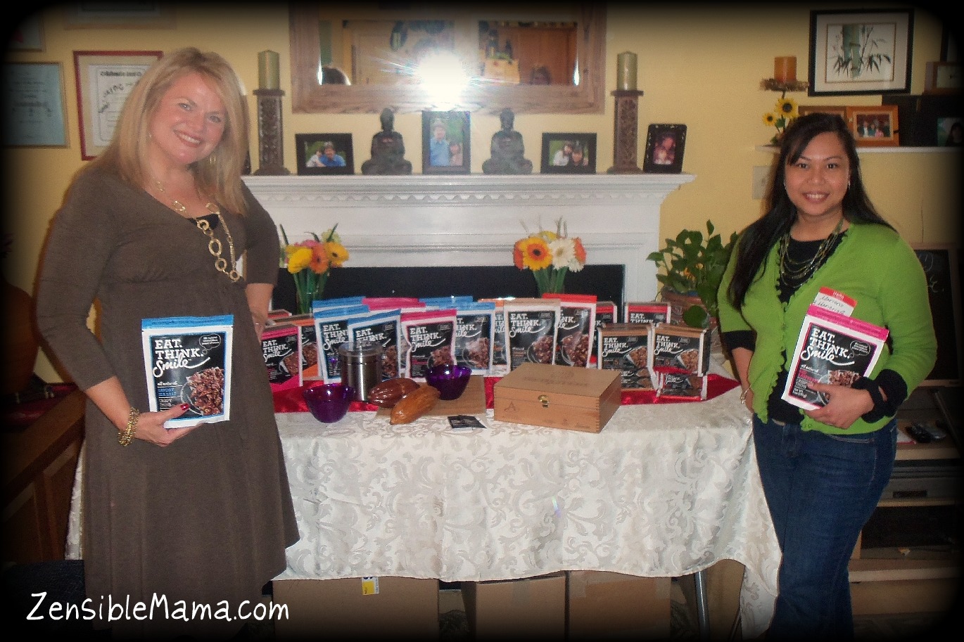 Zensible Mama: Mobile Shots: Eat.Think.Smile Launch Party Photo Opps!