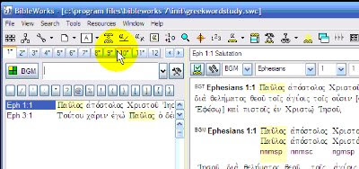 Biblical Studies and Technological Tools: BibleWorks7 Working with Tabs