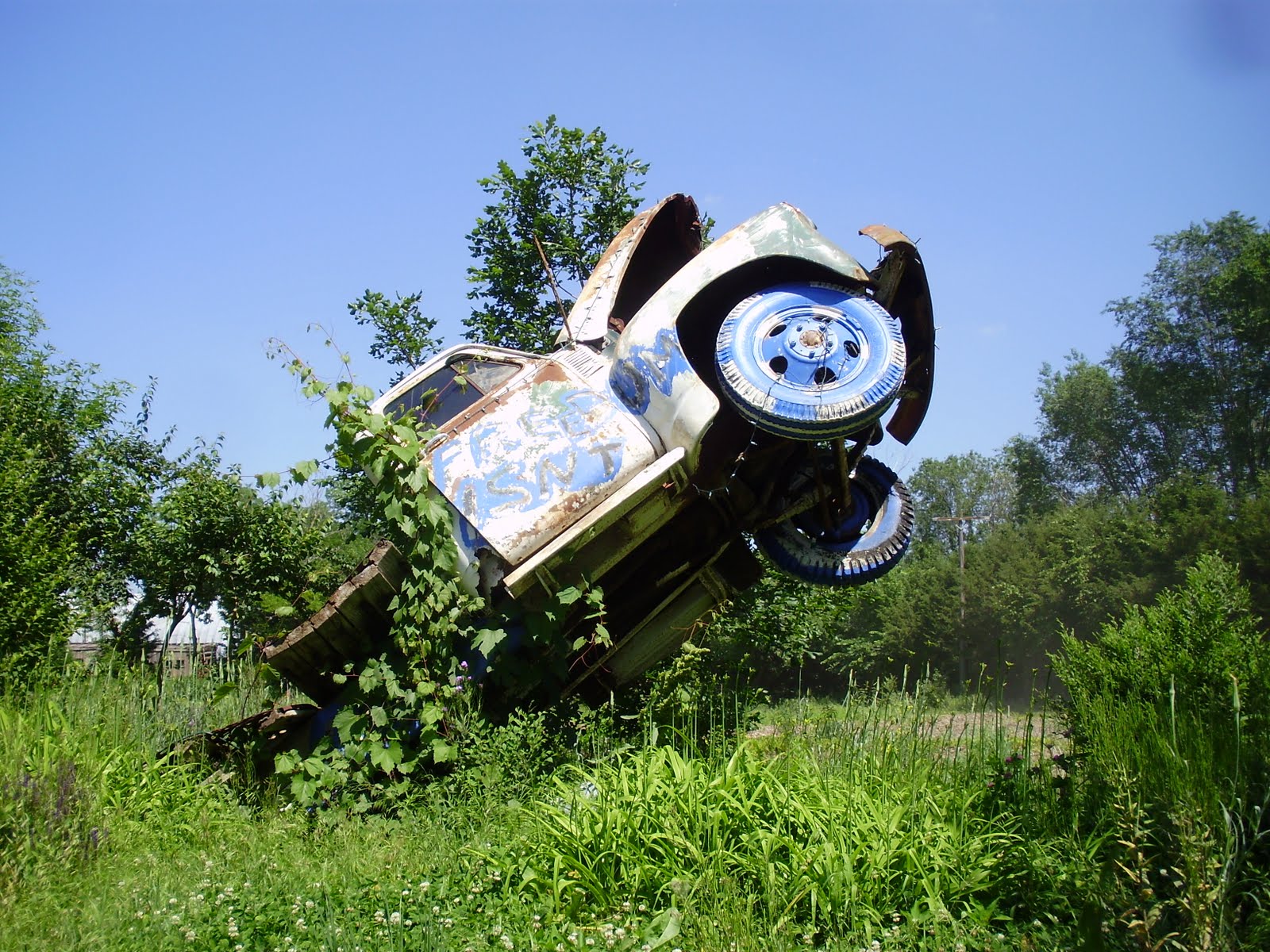 Life at 55 mph: Truckhenge and Boathenge in Topeka, Kansas (click here ...