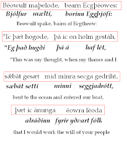 Old English Beowulf Translation