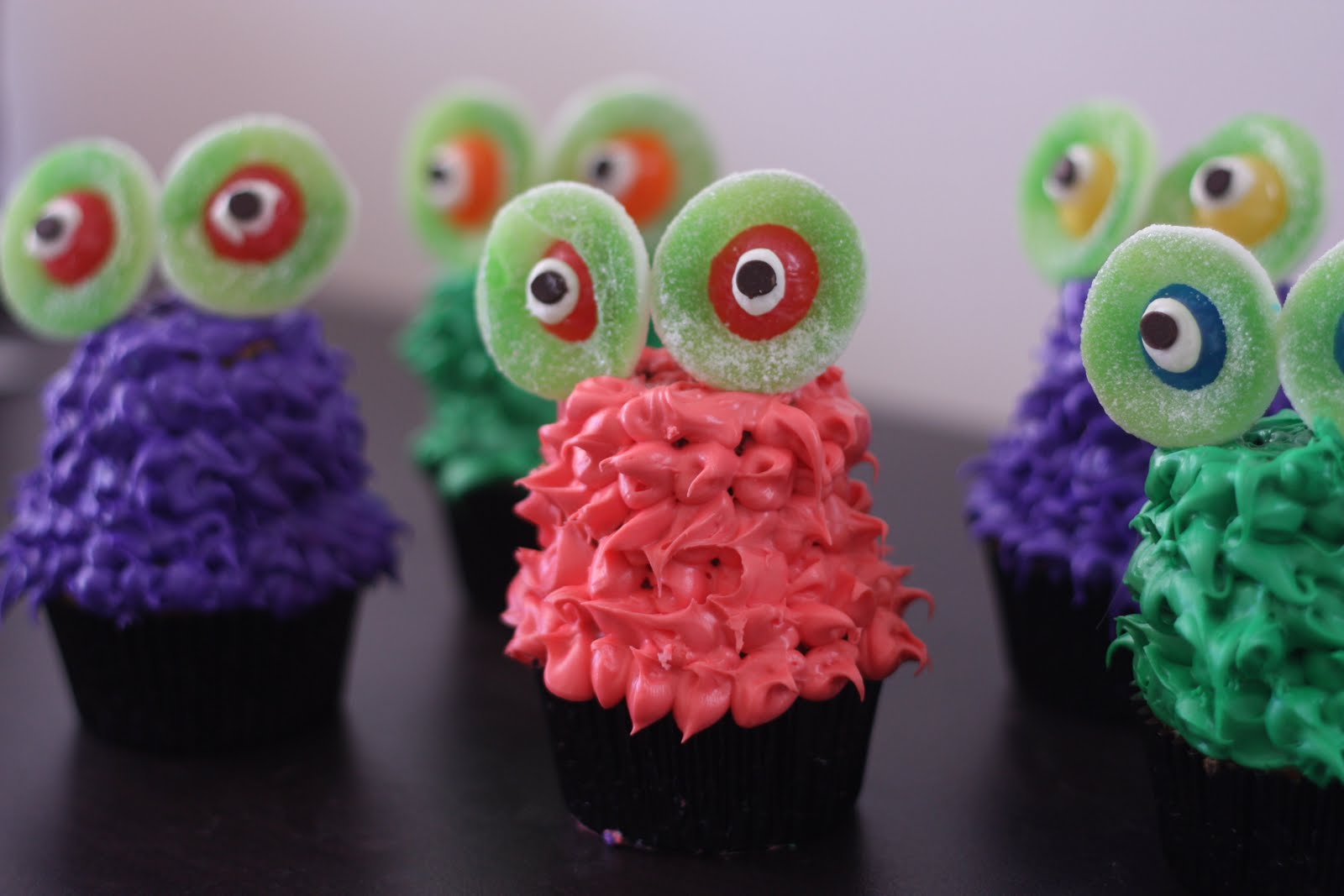 For Heaven's Bake: Monster Cupcakes