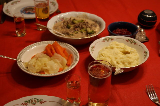 There's something about Norway: A Traditional Norwegian Reindeer Dinner.