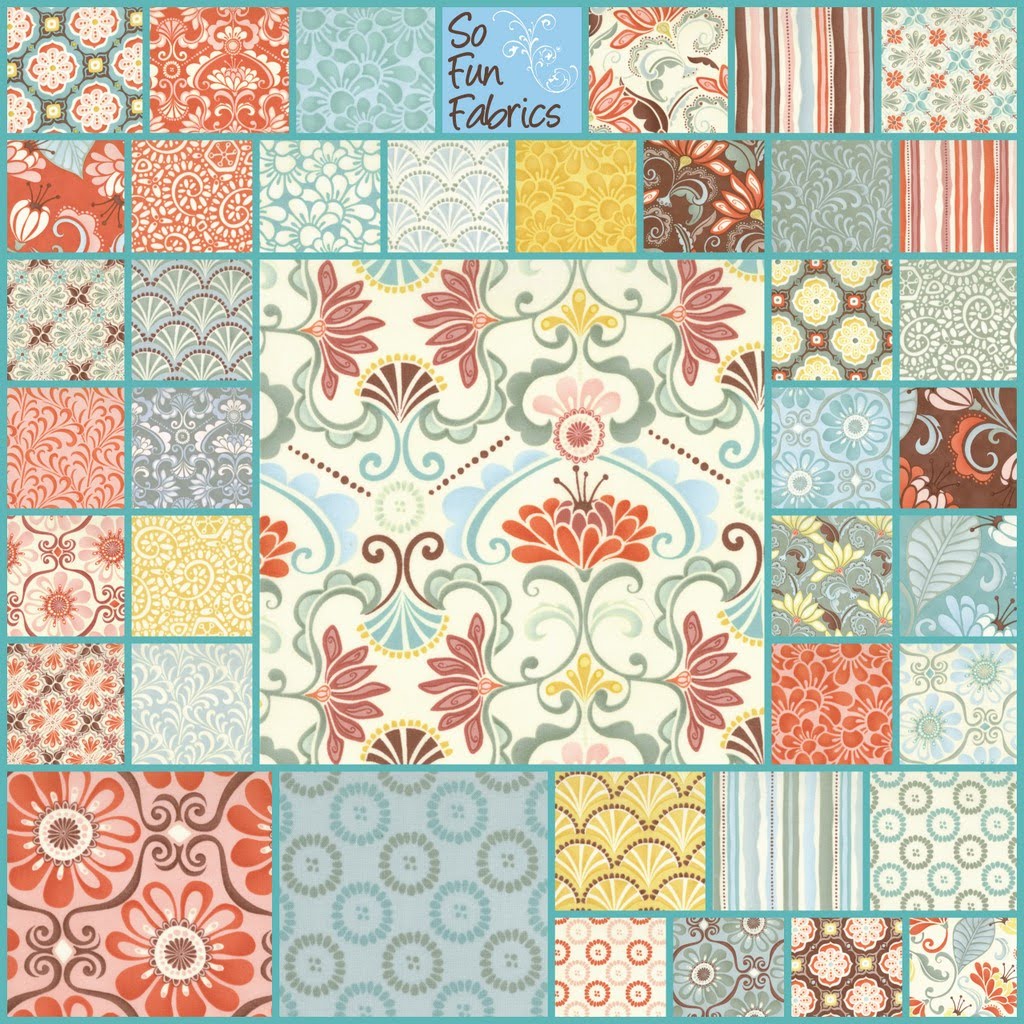 So Fun Fabrics: ...in the shop now...fandango pre-cuts by kate spain ...