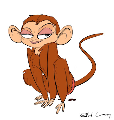 Elliot Cowan's Sandwichbag: Monkey Lady
