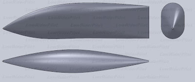 LowriderPilot's streamliner project, goes on . . .: Air drag testing ...