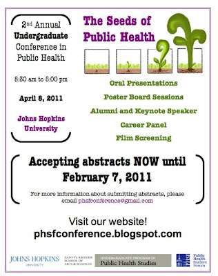 Undergraduate Conference in Public Health: Conference 2011 Announcement