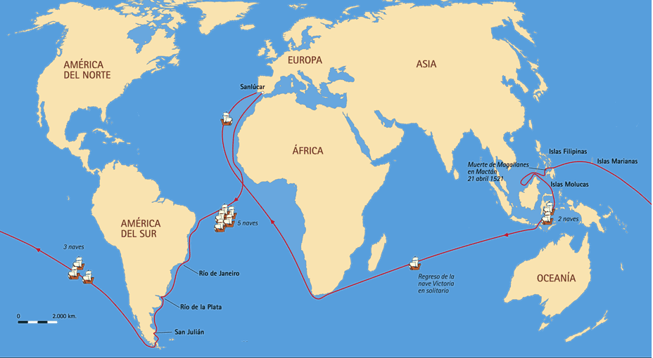 Mapamundi viajes de colon - Imagui