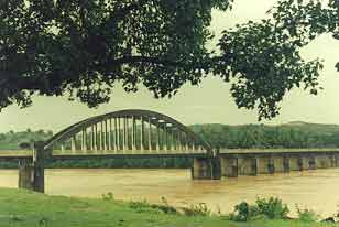 Rocky: thunga bridge in thirthahalli