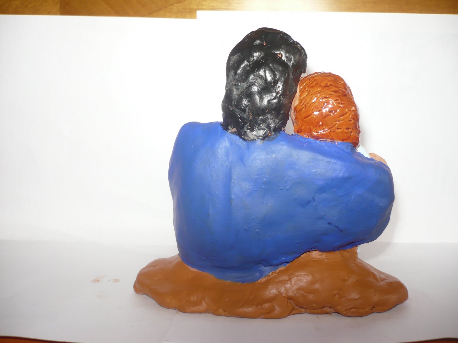 MODELAR BARRO: FIGURA DE BARRO: JESÚS JOSÉ Y MARÍA