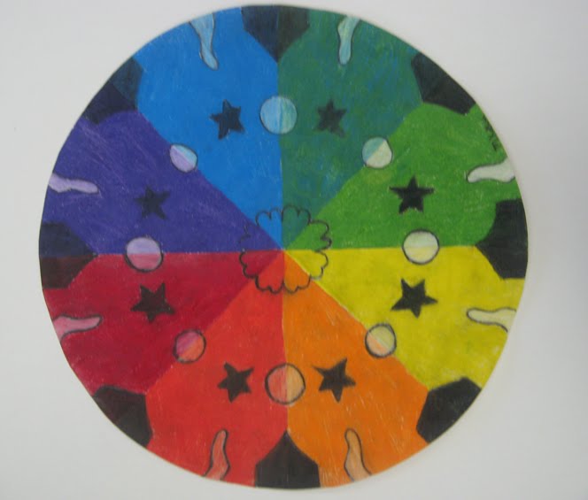 Rowe Junior High ART BLOG: Creative Color Wheels