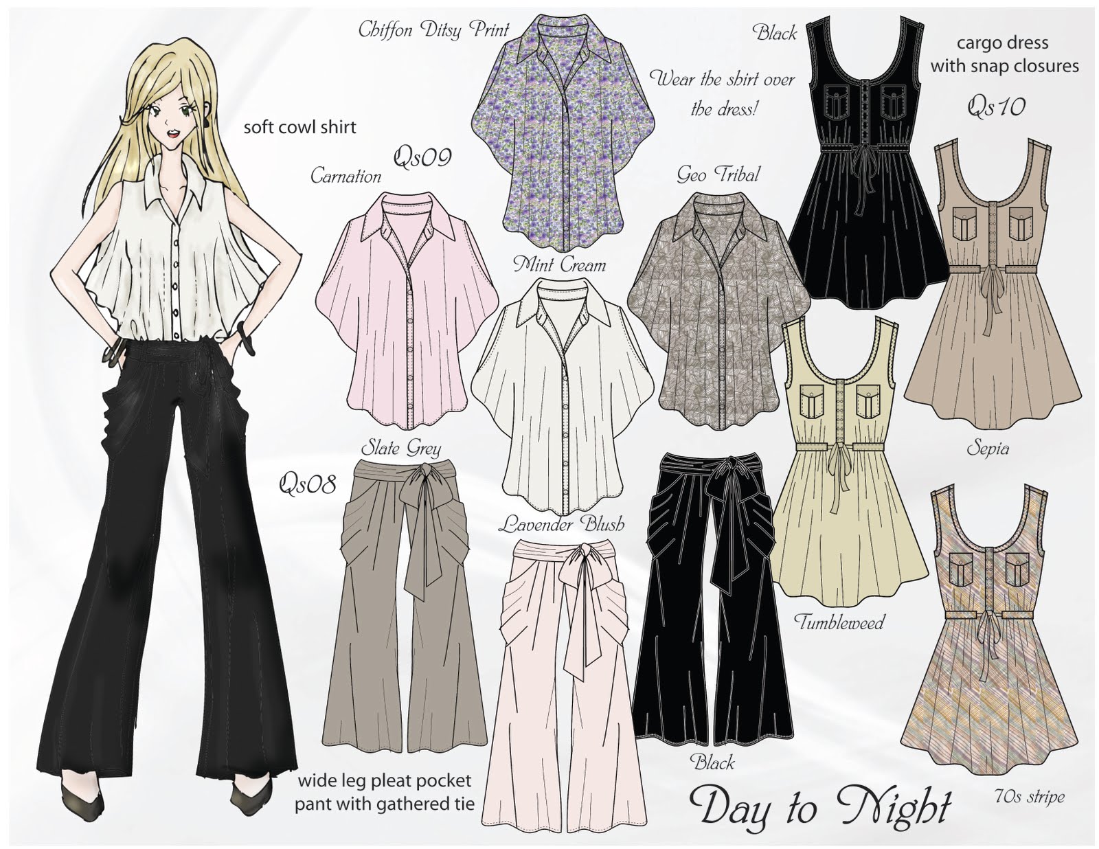 Fashion Portfolio: Extra Linesheets