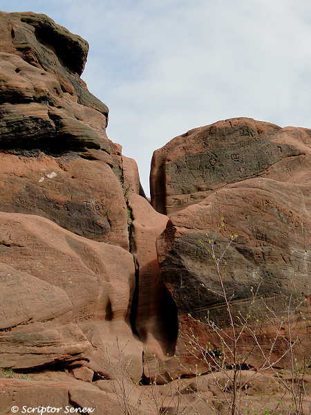 On the Wirral : Thurstaston- Thor's Stone