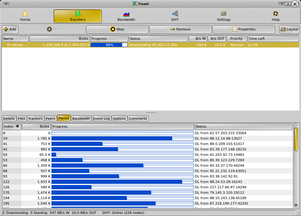 Todos Los Caminos Hacia Ti: Tecnologìa Freeware : Tixati ¡¡ Una ...
