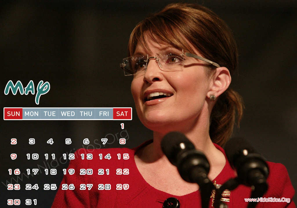 Cool Collection: Sarah Palin un-official Calendar 2010