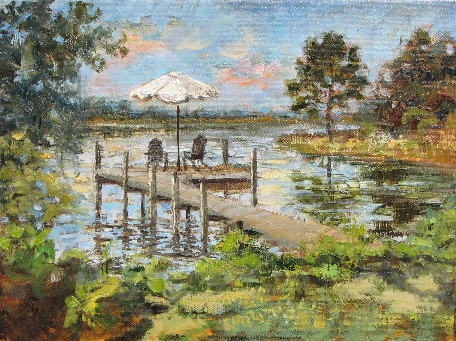 Plein Air Painting Journal: July 2010