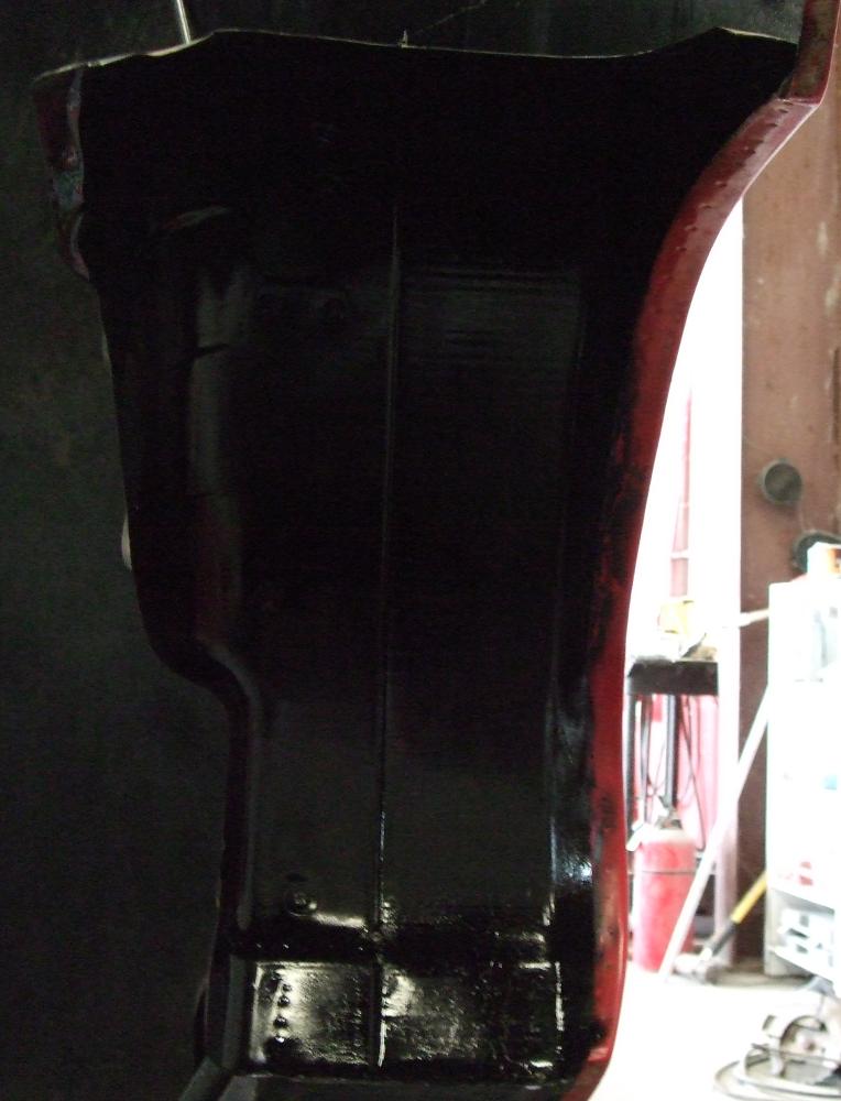 Triumph Spitfire Adventure: Wheel Well Respray