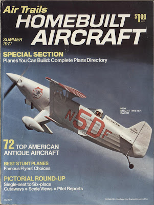Aviation Magazines: Air Trails Homebuilt Aircraft Summer 1971