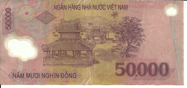 Banknote Collection: Vietnam 2003 series 10K, 20K, 50K, and 100K dong