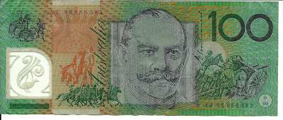 Banknote Collection: Australia 100 Test Note