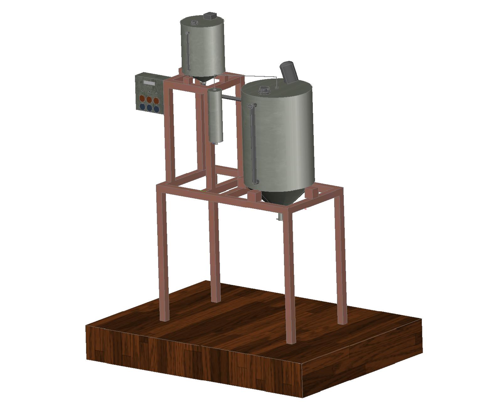 Dibujos Luisa: Taller 21 --- 3D (AutoCAD) Reactor Biodiesel