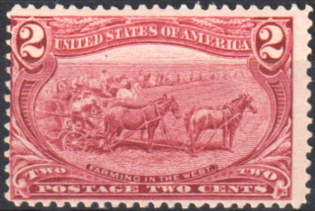 Stamps from the USA: 1900 - The West.