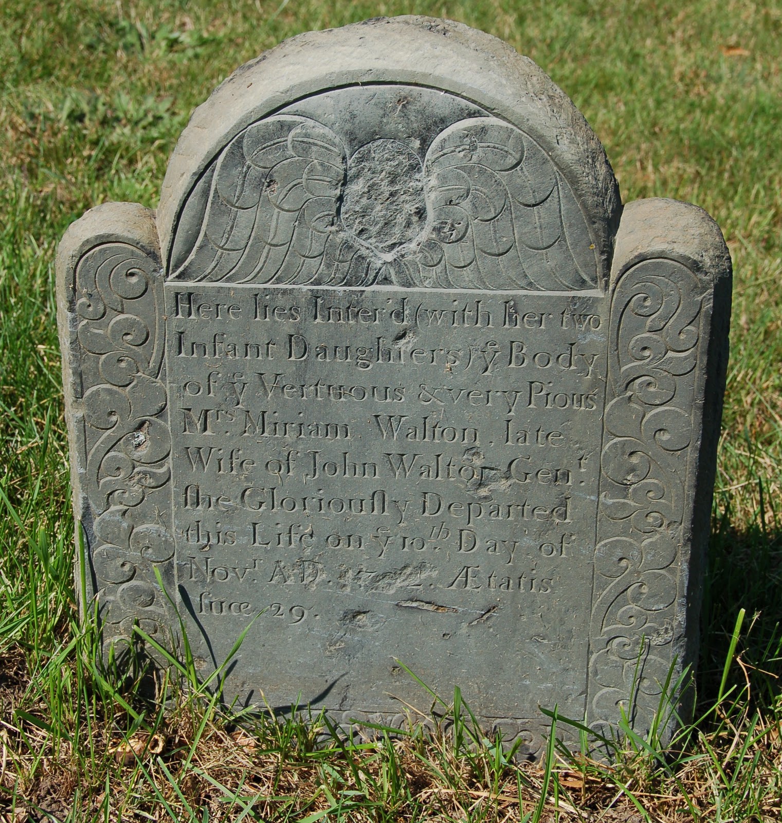 Vast Public Indifference: Gravestone of the Day: Miriam Walton
