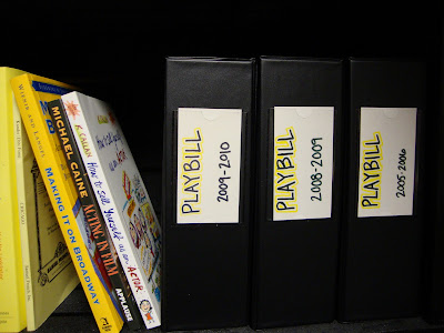 AshPiece: Big City: Piece's How-to: Home-made Playbill Keepsake Binders