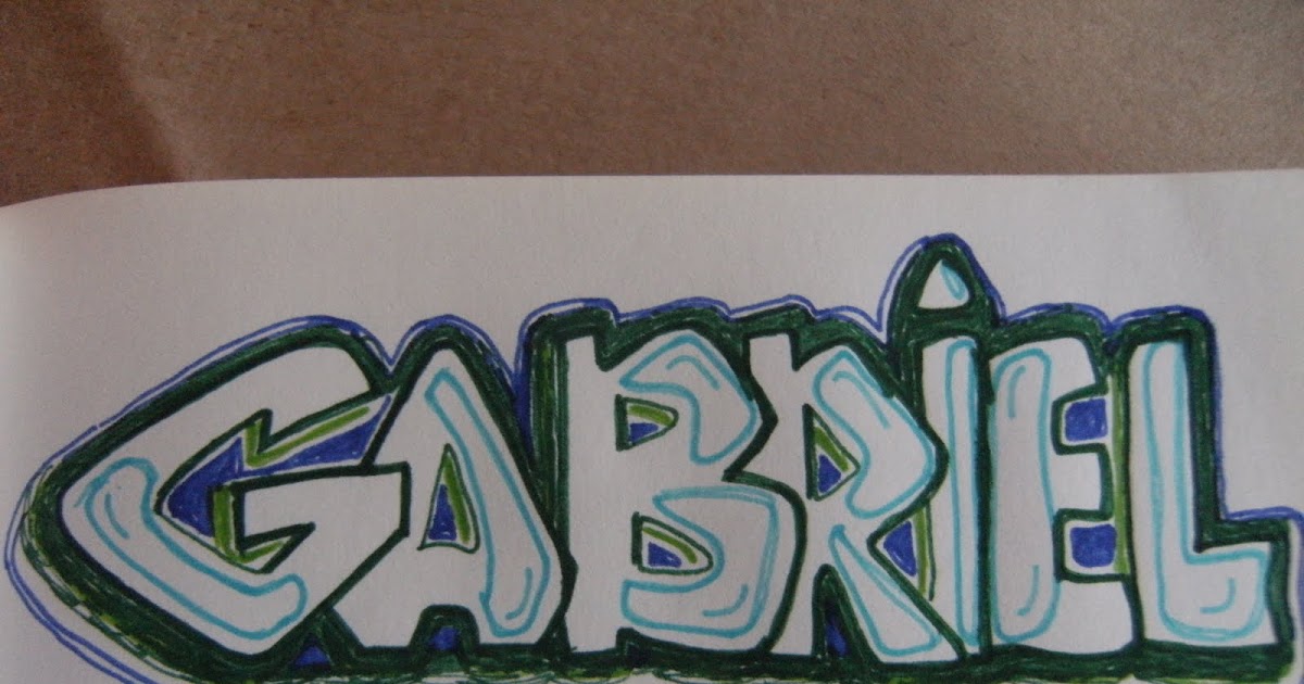 Let Her Letter 365: Day 14 - Gabriel Graffiti Style