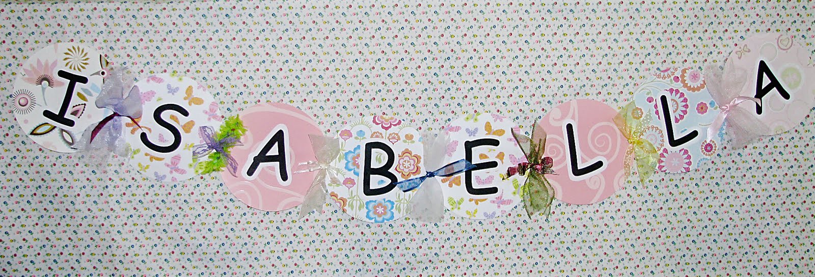 Let Her Letter 365: Isabella Name Banner