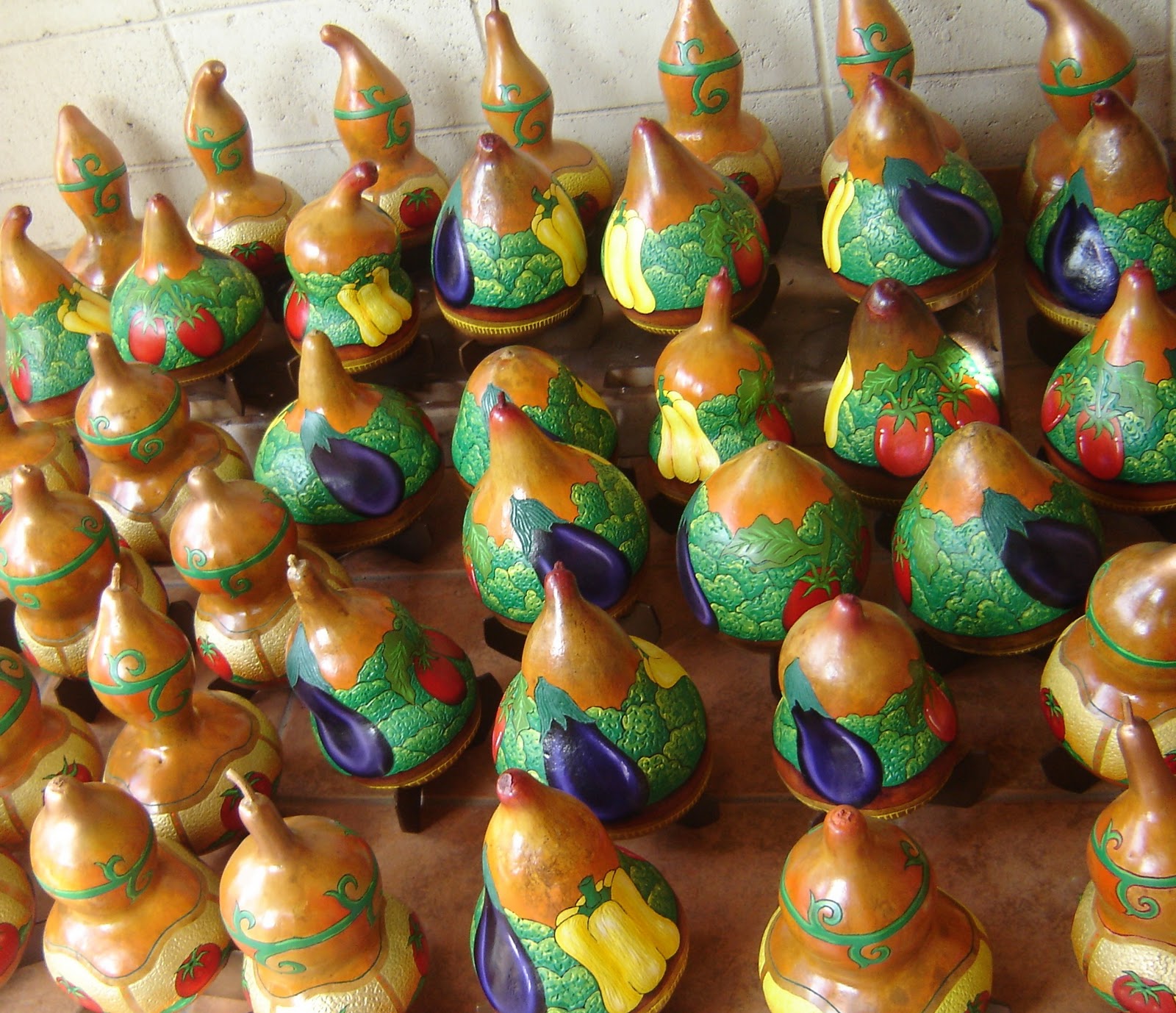 arte bule-gourd art: Cien Bules