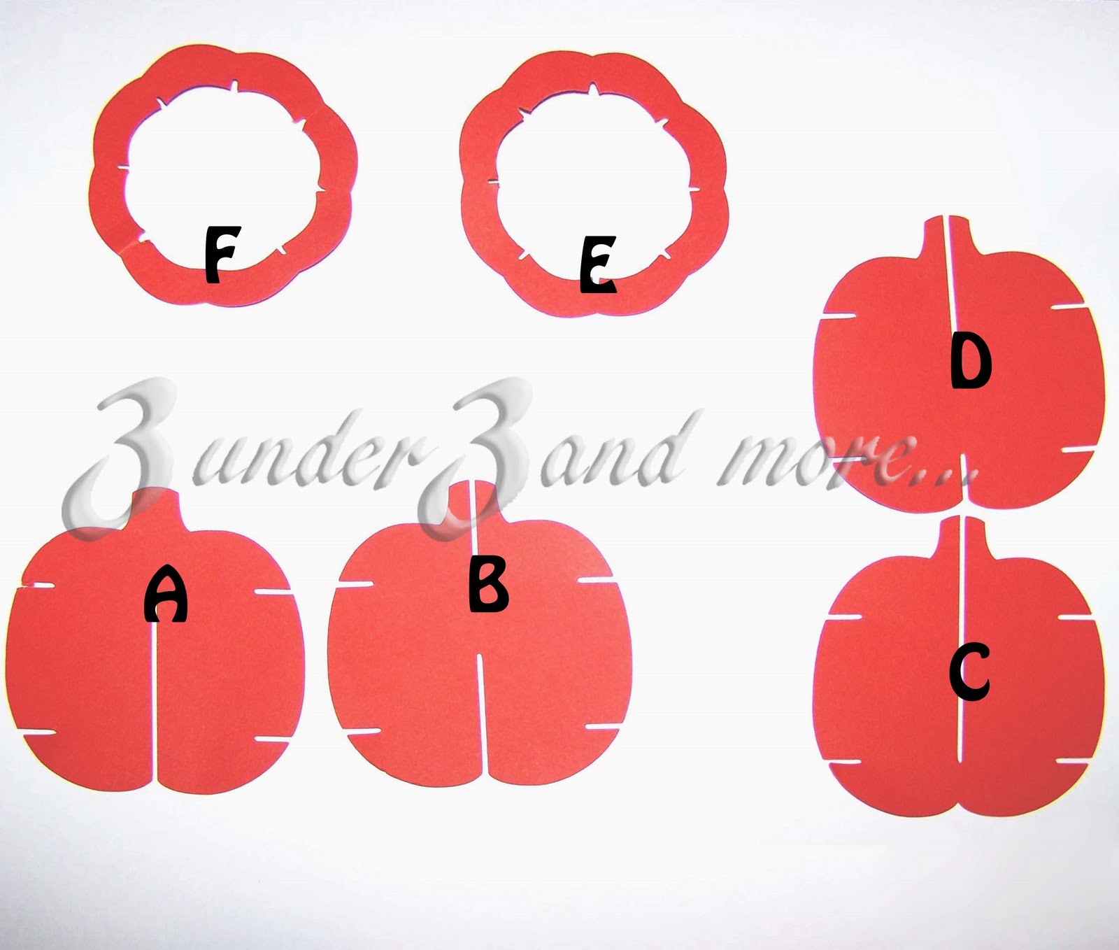 3 under 3 and more: 3D pumpkin assembly tutorial