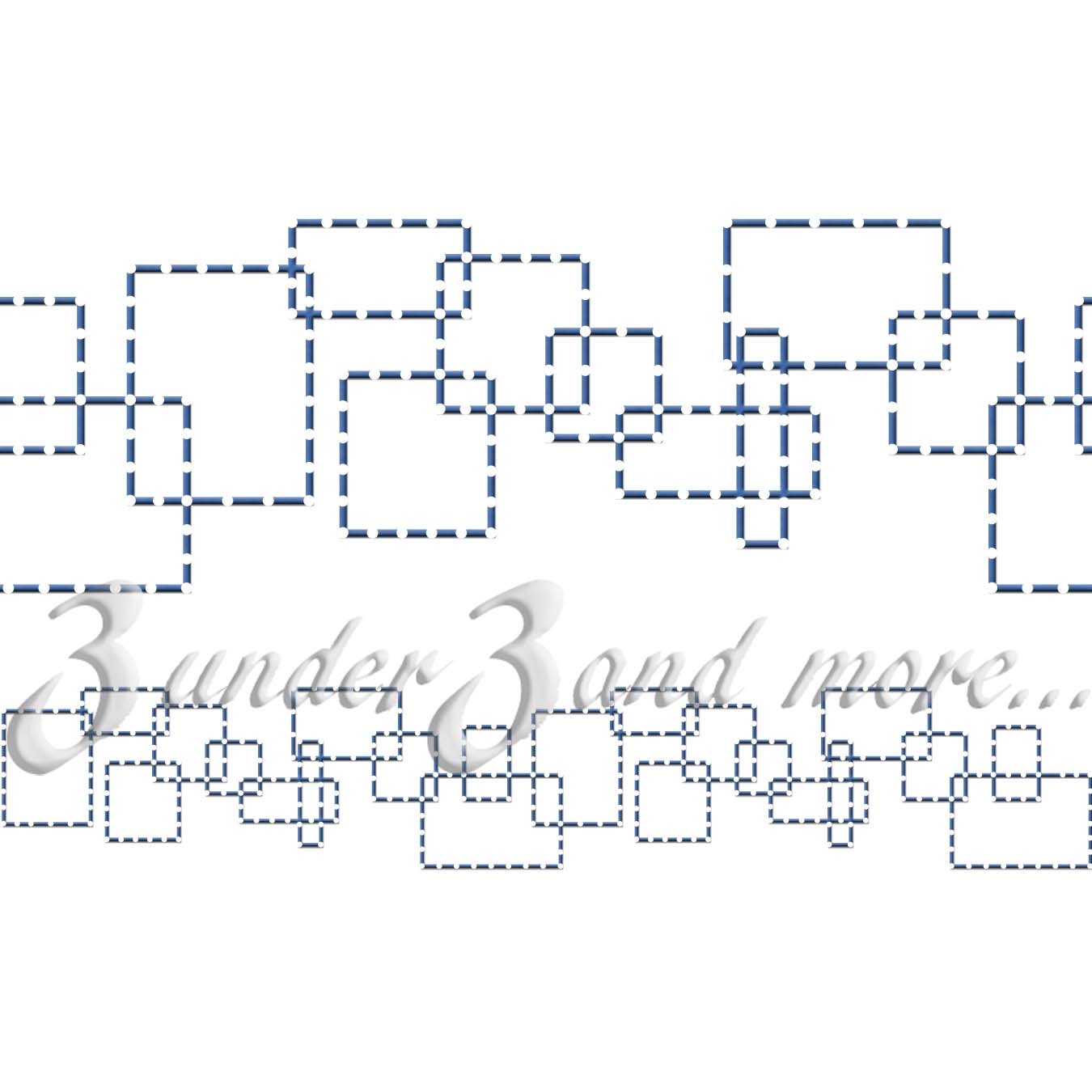 3 under 3 and more: Stitching Template tutorial