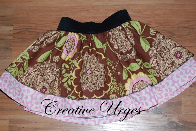 Creative Urges-Creative Blogspot: Double-Layered Skirt Tutorial...