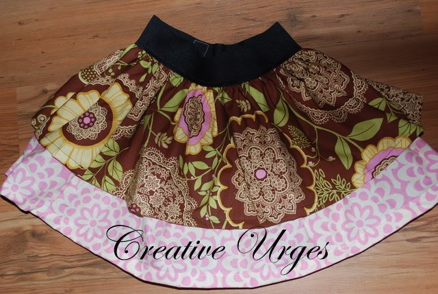 Creative Urges-Creative Blogspot: Double-Layered Skirt Tutorial...
