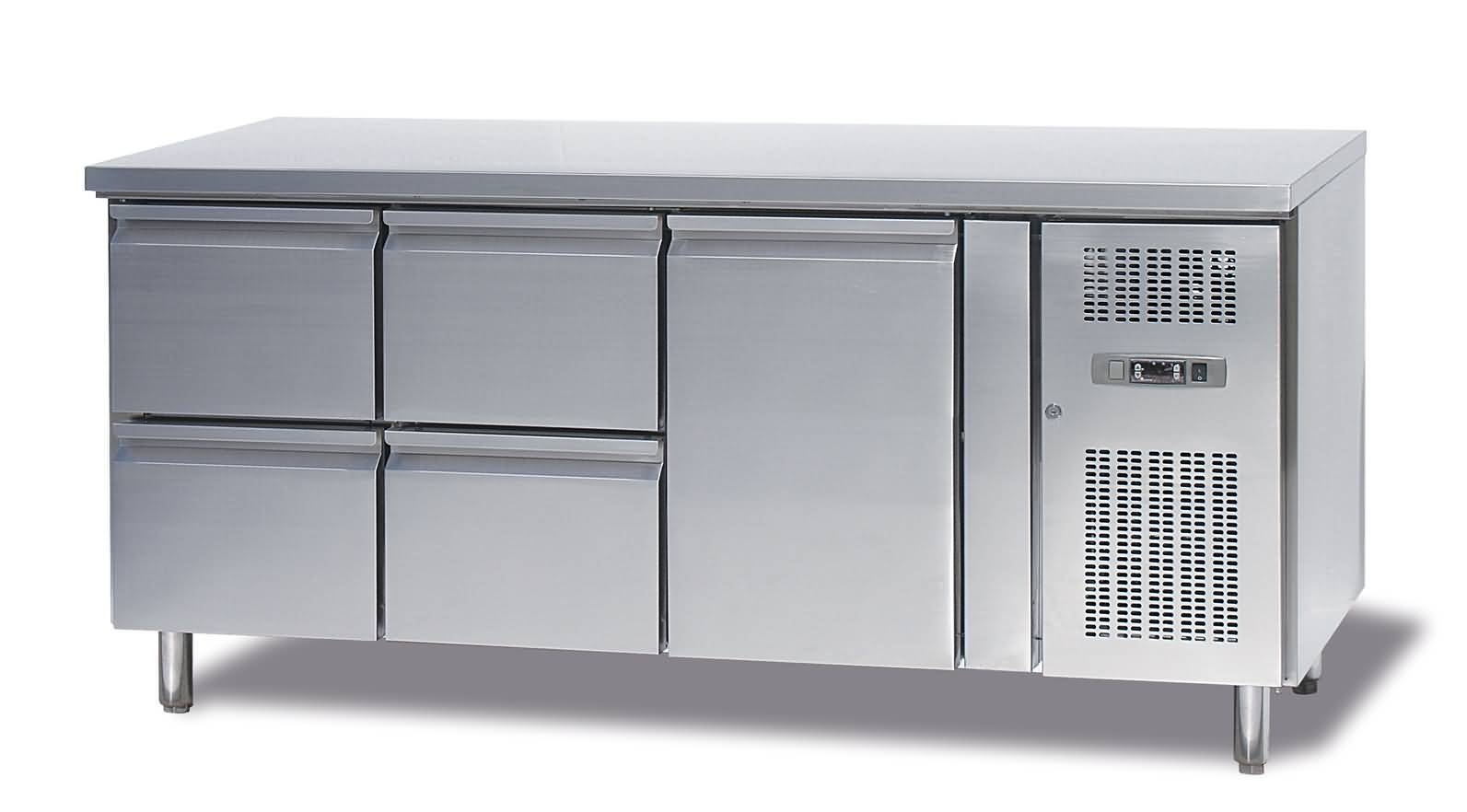 Cold storage Equipment: UPRIGHT STAINLESS AND STAINLESS WORKTABLE