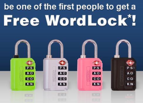 Free Wordlock combination lock ~ The Freebie Junkie