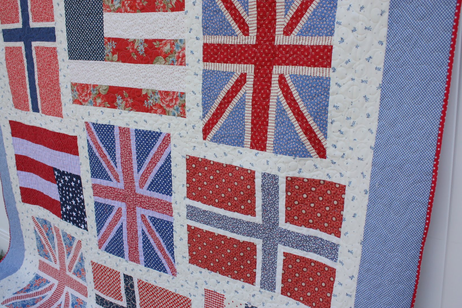 Flag Quilt (and a little Purple Mountains Majesty) - Diary of a Quilter ...