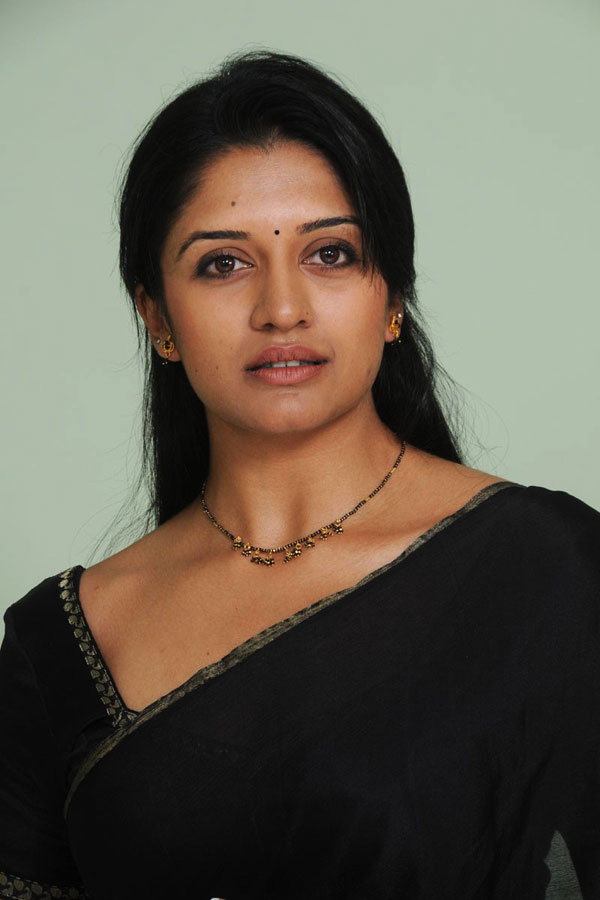 Vimala Raman Latest Hot Black Saree Stills