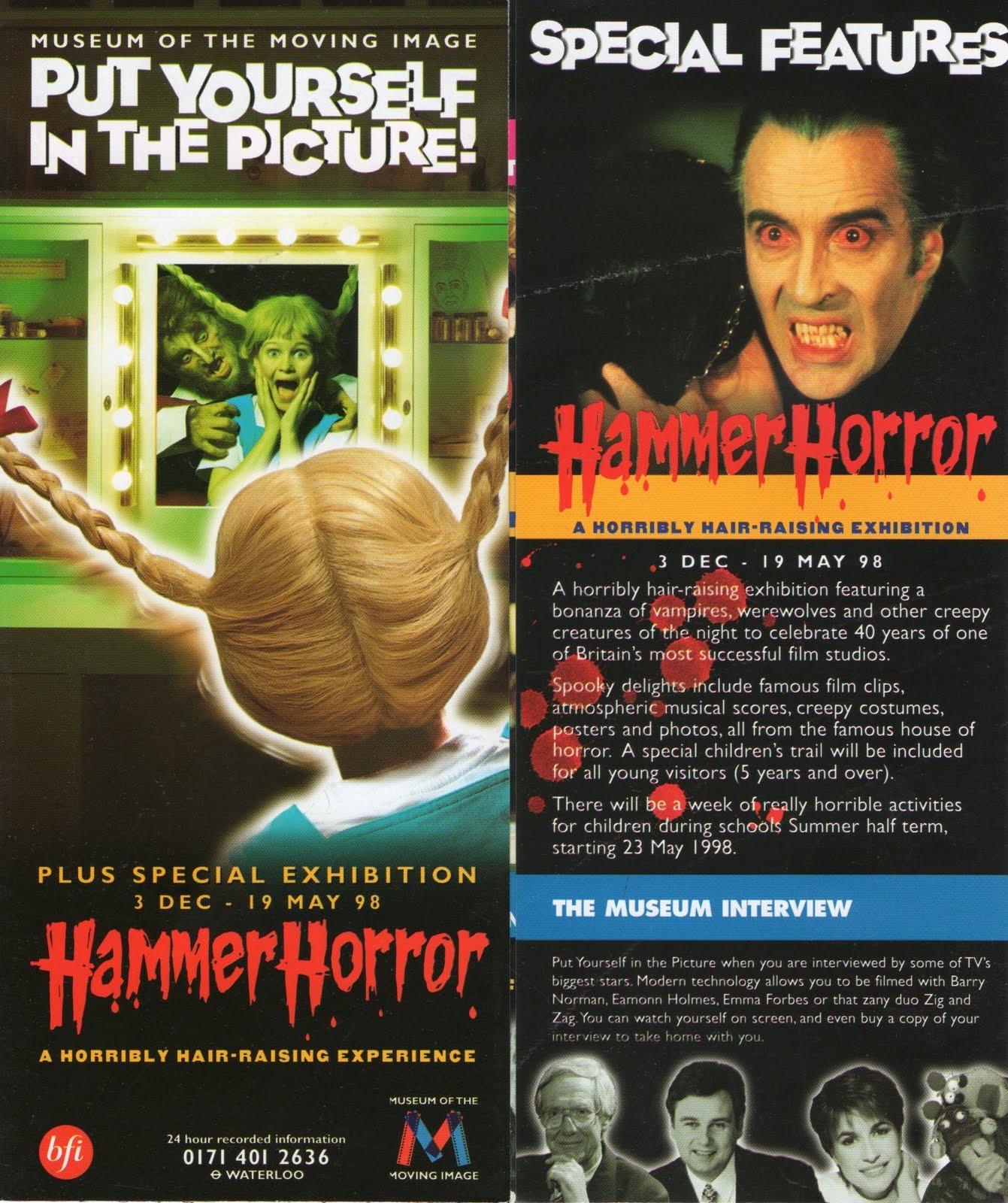 Halloween Vince's dark delights!: Hammer Horror Exhibition