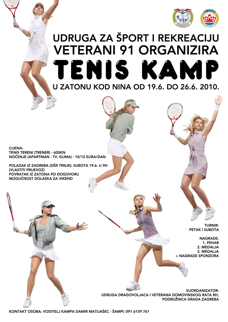 Tenis liga glavno da se igra Zagreb