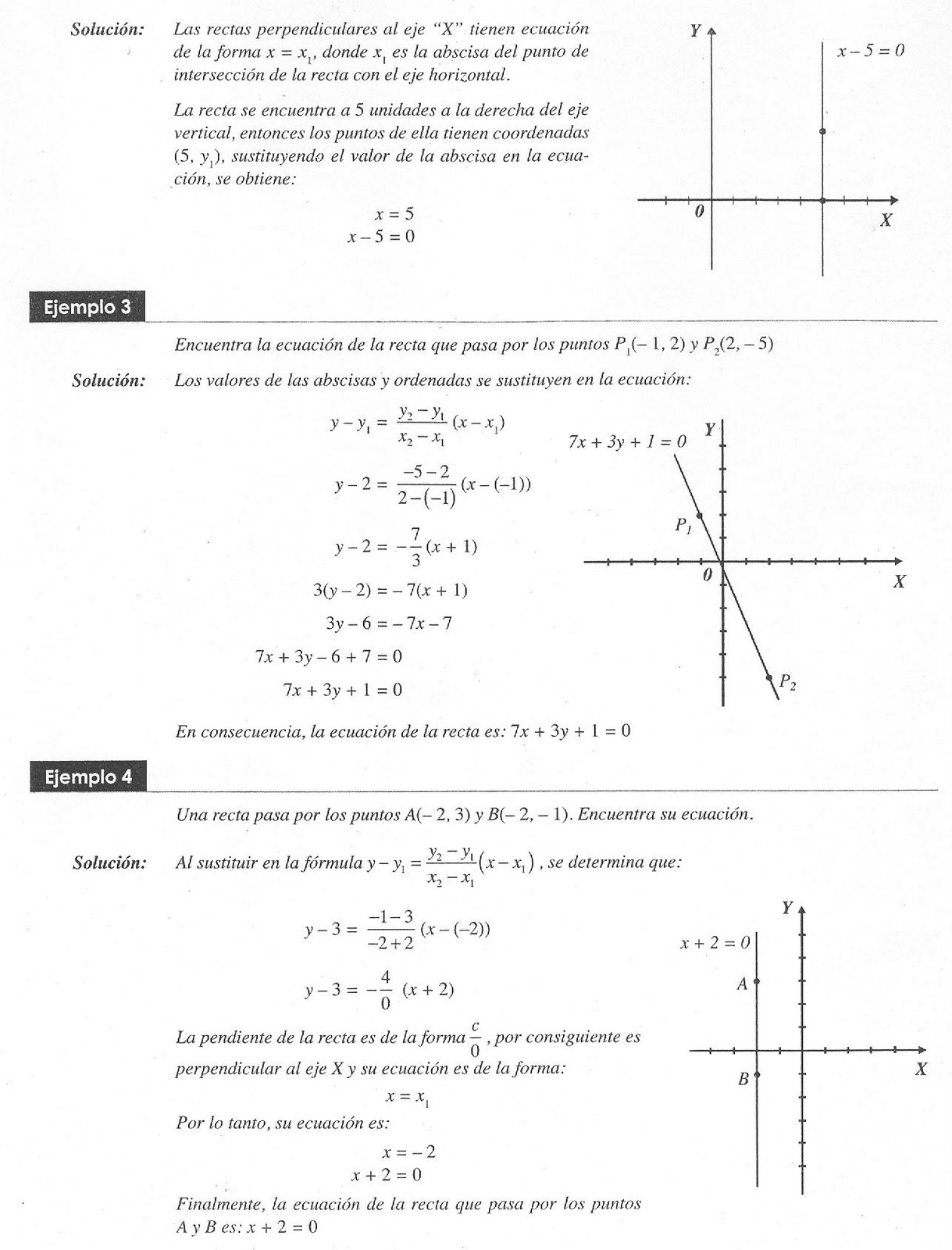 GEOMETRíA ANALíTICA: LINEA RECTA
