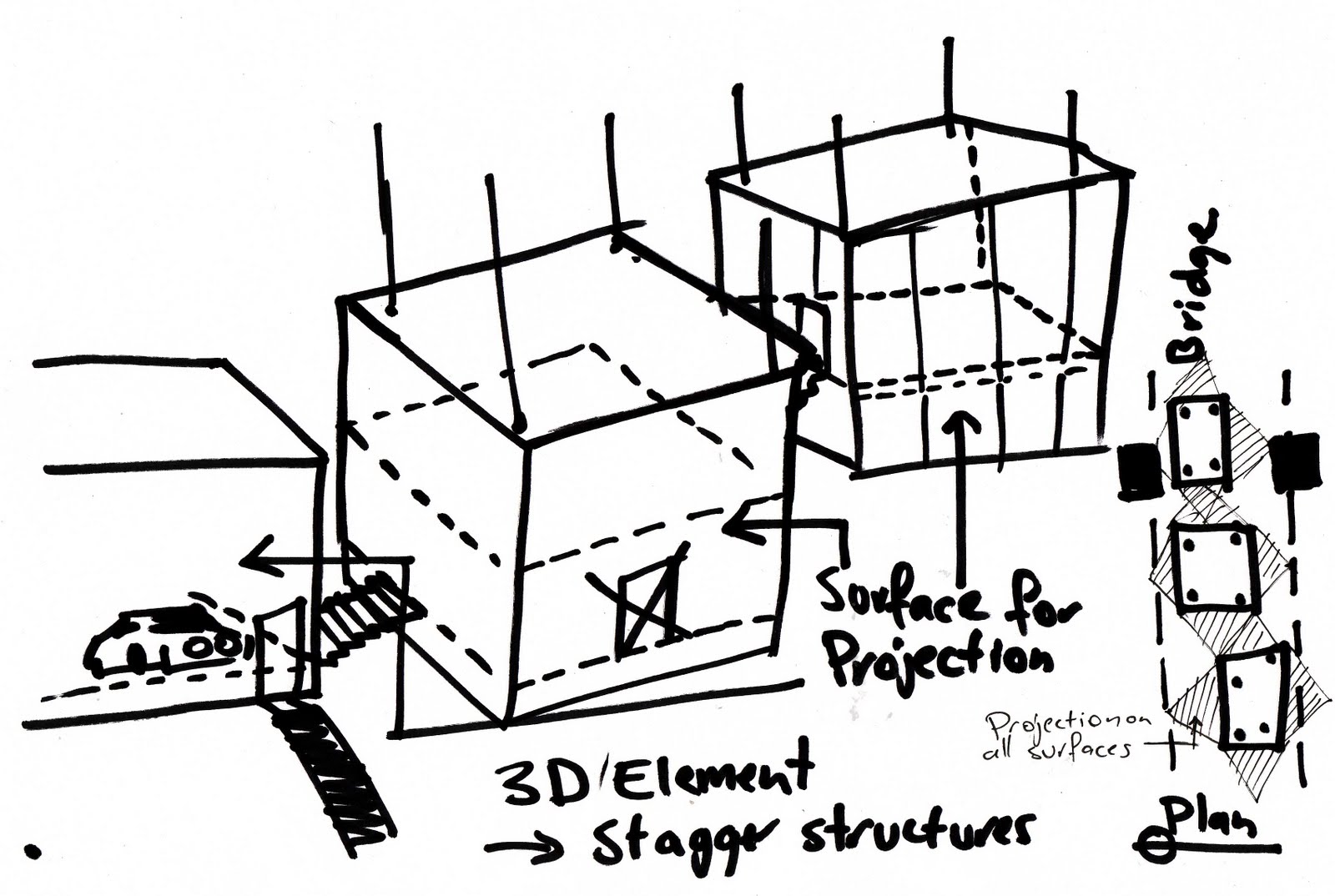Kyle Doggett's DAB510 Architecture Blog: Concept Development Sketches