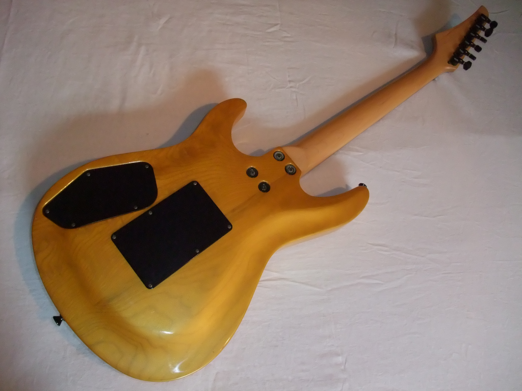So many guitars, so little talent: Washburn #6 - 'KC90 V' transparent gold
