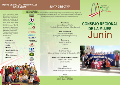 CONSEJO REGIONAL DE LA MUJER - JUNIN