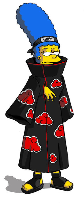 A LA LUNA Y DE REGRESO: LOS SIMPSON COMO PERSONAJES DE NARUTO