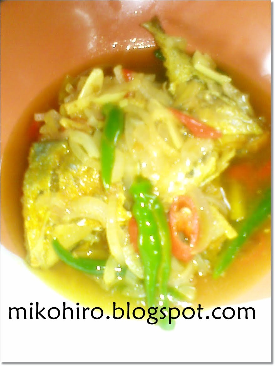 danau kasih: ikan mabong goreng asam