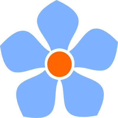 Flores azules animadas - Imagui