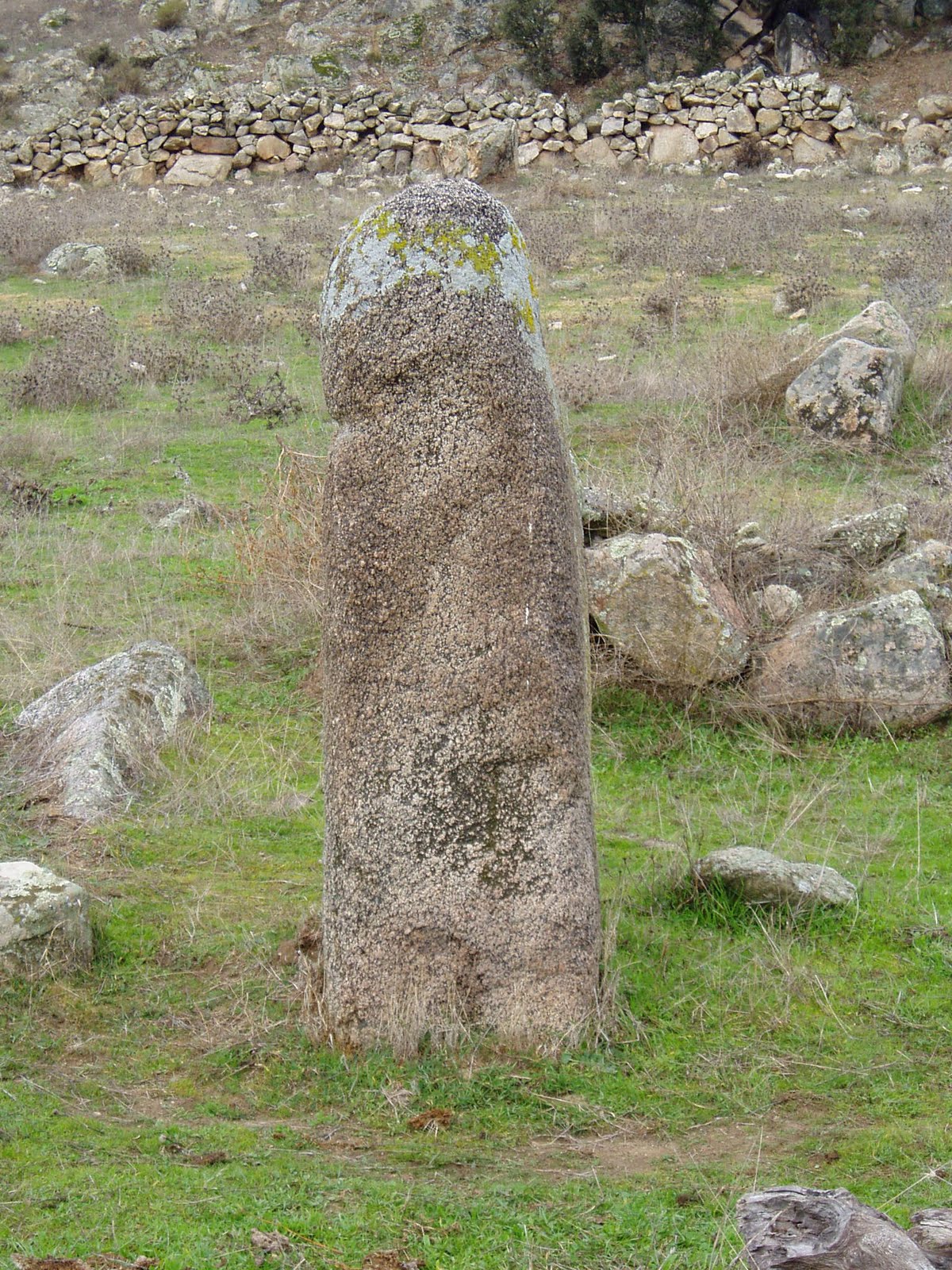 Dólmenes y Menhires: Menhir la Pepina en Valencia del Ventoso (Badajoz)